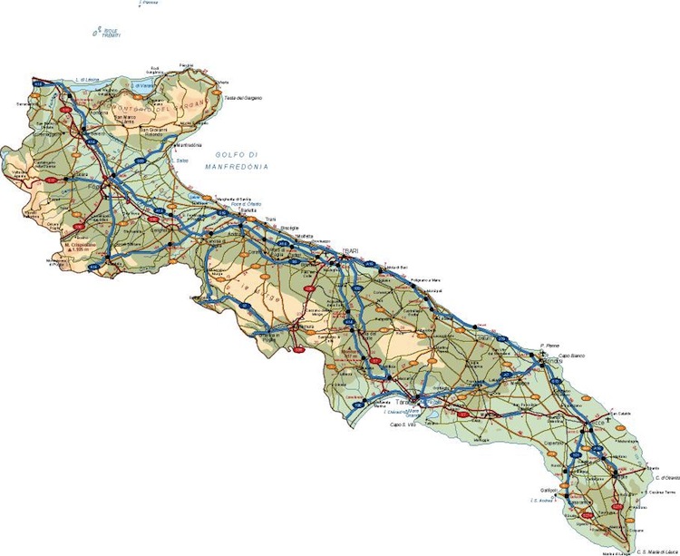 Puglia | Mapas Mexico